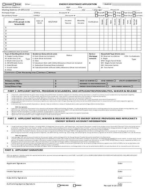 Fillable Online Please Read This Application Carefully Liheap Fax