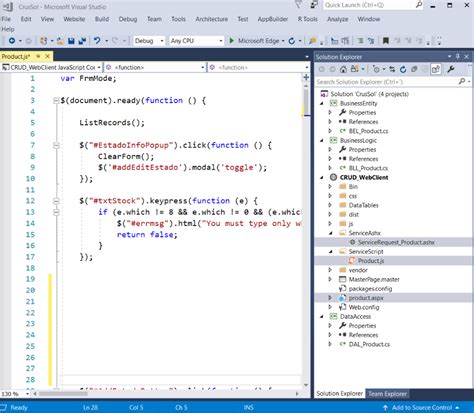 web app asp ajax jquery javascript crud template full code da