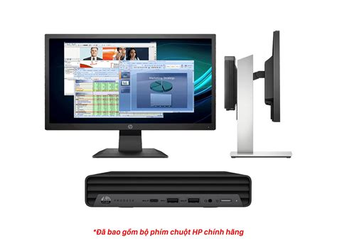 Hp Prodesk G Desktop Mini Intel Core I T Gb Gb P V Inch Monitor