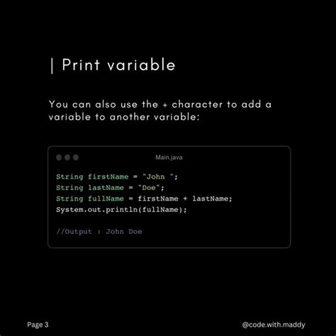 6java How To Print Variables Java Printing Variables In 30 Seconds