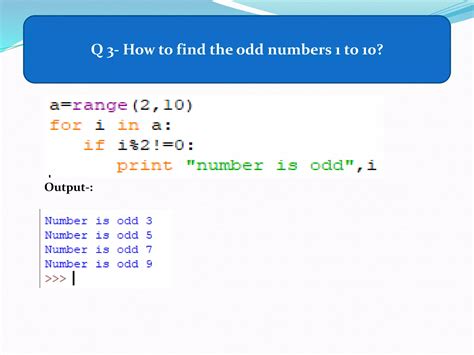 Basic Programs In Python Ppt
