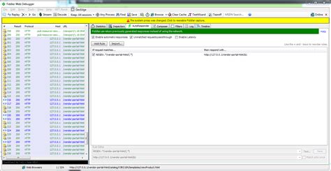 Proxy Fiddler Creating An Autoresponse Rule To Map All Calls To One