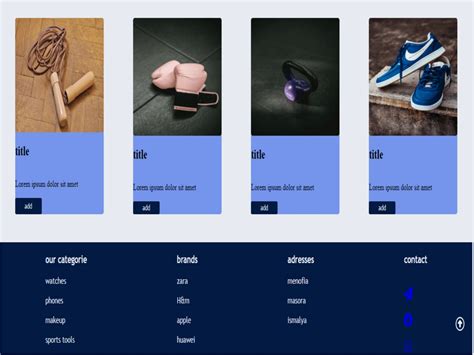 Design For E Commerce Store Using Html Css Js Upwork
