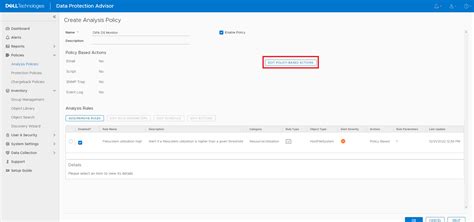 Data Protection Advisor How To Set An Alert For The Datastore Database
