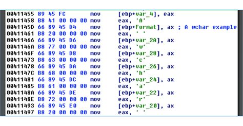 flare ida pro script series automatic recovery of constructed strings