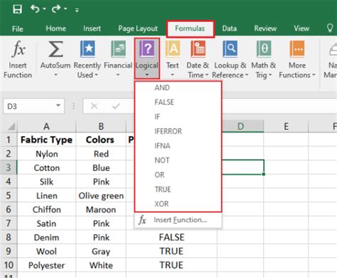 Logical Functions In Excel Individual Breakdown Acuity Training
