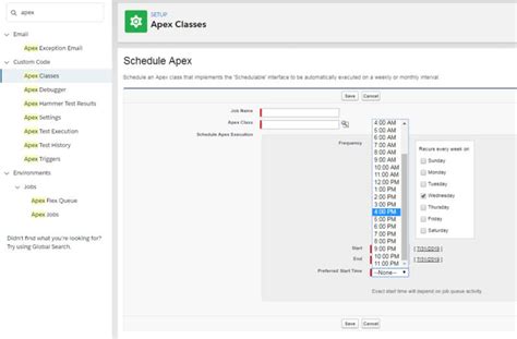salesforce training how to schedule apex to run every 15 minutes