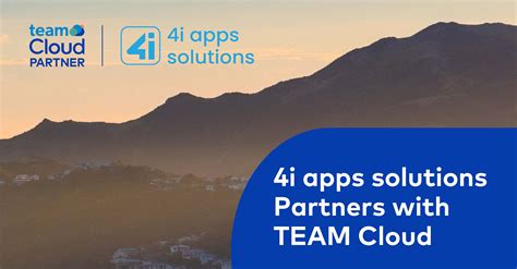 4i Apps Solutions Partners With Team Cloud