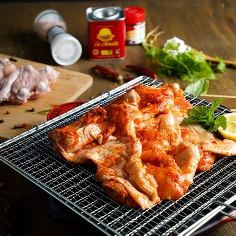 순우리 숯불구이용 춘천 양념 닭갈비 1kg 3인분 뼈1개 있음 순우리닭갈비 집에서 즐기는 맛있는 춘천닭갈비의 진정한 맛