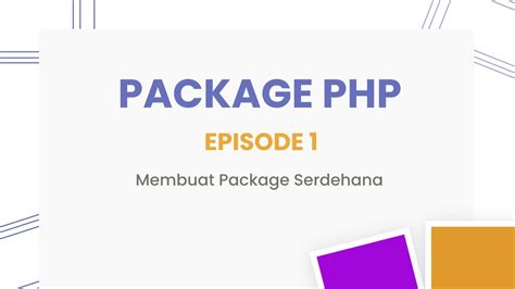 Cara Mempublikasikan Paket Ke Packagist Composer Episode 1 Youtube