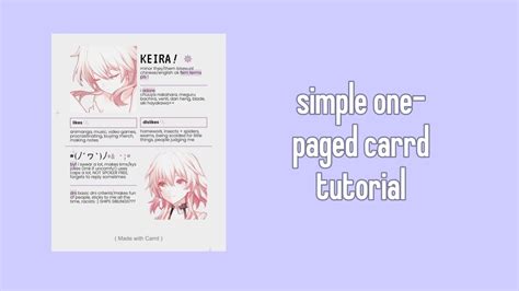 Pastel Carrd Tutorial At Latoya Zell Blog