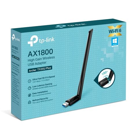 Adaptador Wifi Tp Link Archer Tx U Plus Ax Hg Dinobyte