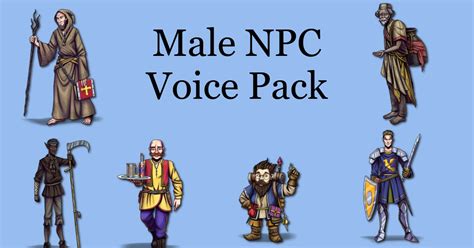 Male Npc Voice Pack Voices Sound Fx Unity Asset Store