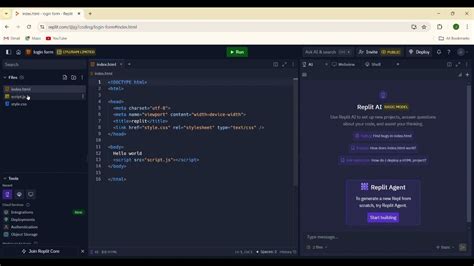How To Use Replit Html Css Javascript Project In Replitreplit App