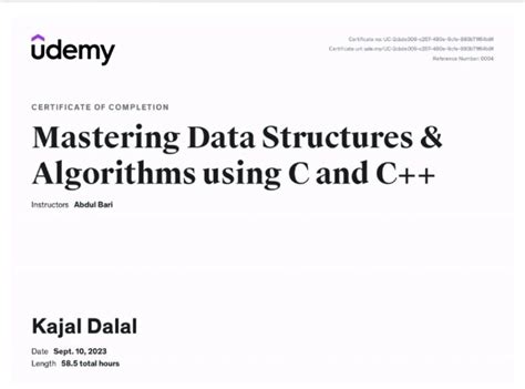 Kajal Dalal On Linkedin Dsa Udemy