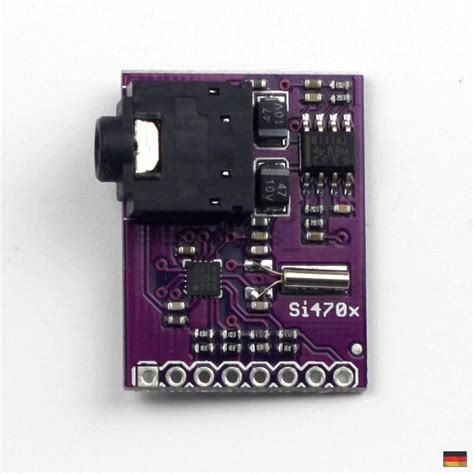 Si4703 Radio FM Tuner Breakout Evaluation RDS RBDS Board Modul Arduino Raspberry Pi MAKERSHOP DE