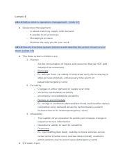 Understanding Operations Management System Inhibitors And Course Hero