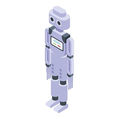 Artificial Robot Icon Isometric Style Vector Art At Vecteezy