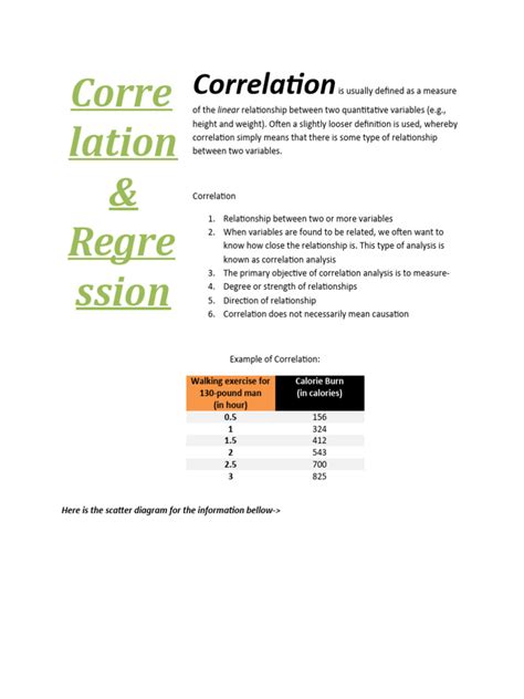 Correlation Pdf Statistical Analysis Teaching Mathematics