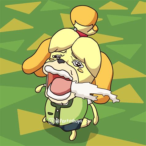 Isabelle As The Crying Chopper Meme By Me R Gaming