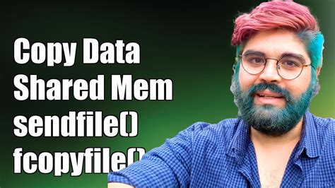 efficiently copy data from shared memory with sendfile and fcopyfile