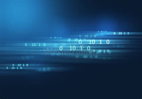 digital code number abstract technology background stock illustration