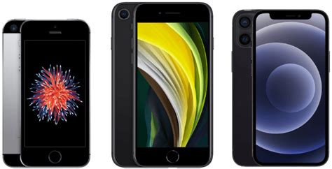 Size Comparison Apple Iphone Se St Gen Vs Iphone Se Nd Gen Vs Iphone Mini