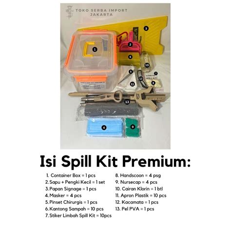 Jual Spill Kit Apd Rumah Sakit Set Premium Shopee Indonesia