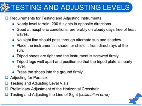 Lecture 06 Leveling Theory Methods And Equipment Pptx