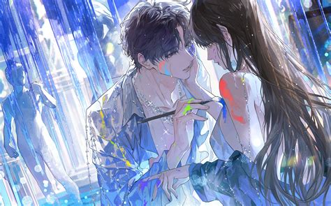 Rafayel And Protagonist Love And Deepspace And 1 More Drawn By