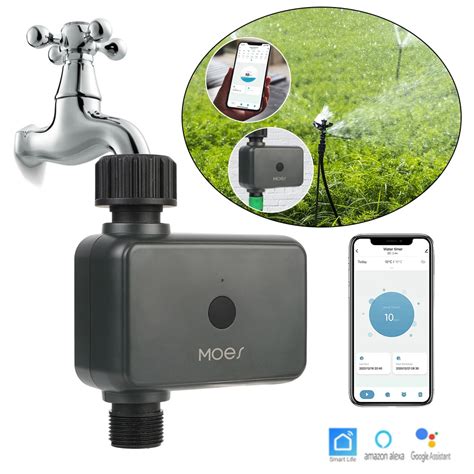 Eshico 대형 Lcd 디스플레이 가정용 야외 자동 급수 타이머 정원 관개 도구 핸드폰닷컴