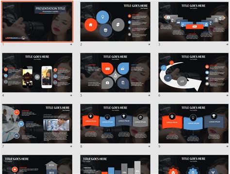 Female Model PowerPoint