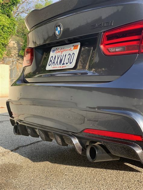 BMW F Series Performance Style Carbon Fiber Diffuser Progroup