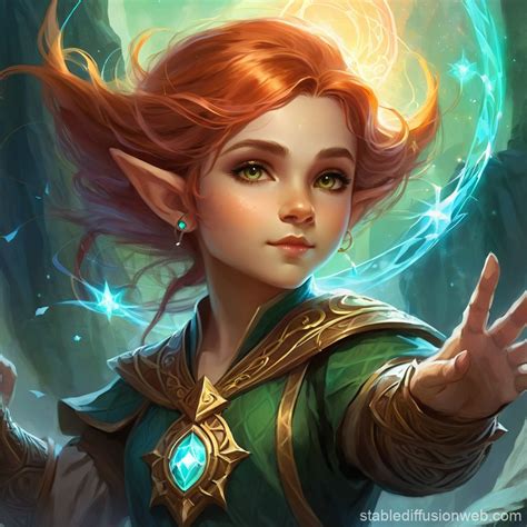 Halfling Necromancer Portrait Stable Diffusion Online