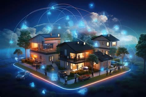 Premium Ai Image Digital Innovations On House Layout