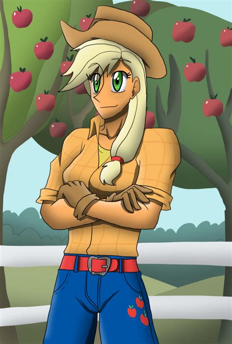 Human Applejack By Advanceddefense On Deviantart