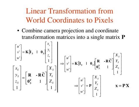 lecture9 camera calibration