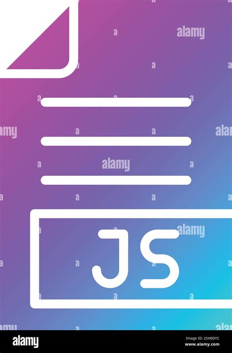 Js Vector Icon Design Illustration Stock Vector Image And Art Alamy