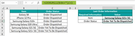 LOOKUP Excel Function Formula Examples How To Use