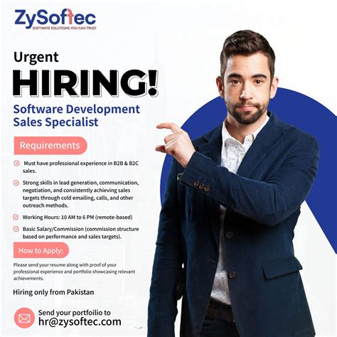 Zysoftec On Linkedin Hiringnow Salesspecialist Remotejob B2bsales B2csales Salesjobs