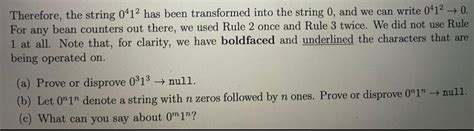 solved pushing strings around part i for this question