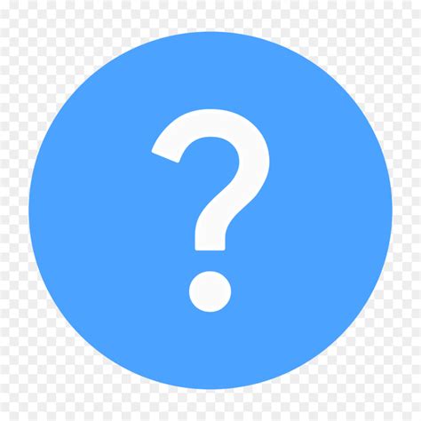 Blue Question Mark Icon At Collection Of Blue