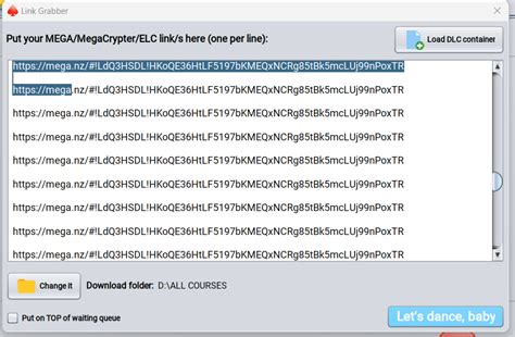 Link Grabber Keeps Grabbing Same Link Again And Again It Dont Stop