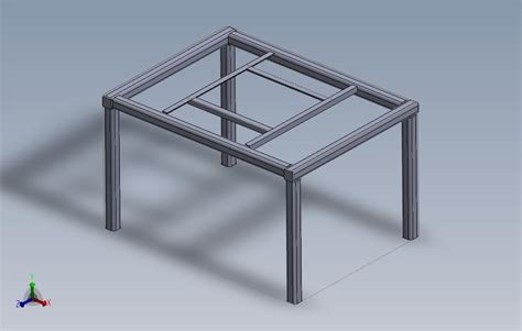 焊接件 Solidworks 2015 模型图纸免费下载 懒石网