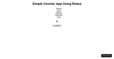 Jchy Counter App Using Store Action Reducer In Redux Codesandbox