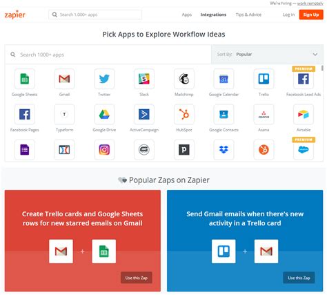 use zapier to connect to thousands of apps gravity forms