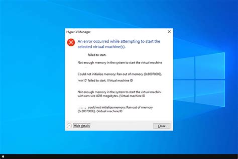Unable To Allocate Ram In Hyper V 3 Ways To Increase It