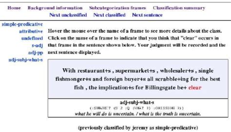 Sample Classification Screen For Web Annotation Tool Download Scientific Diagram