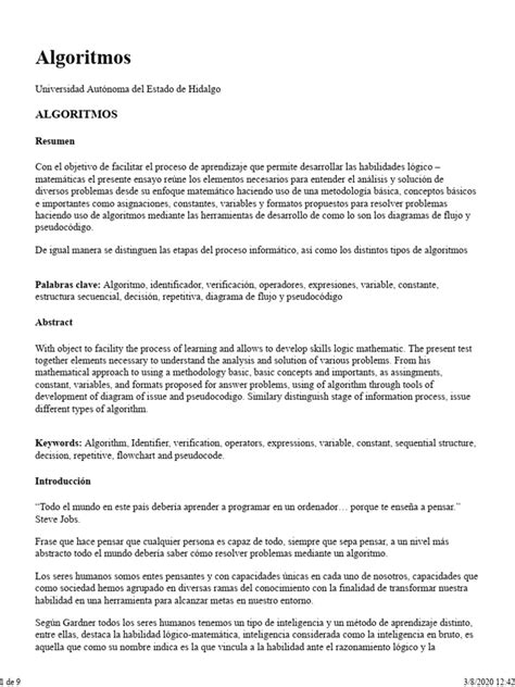 algoritmos pdf algoritmos números