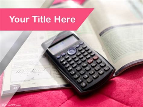 Free Scientific Calculator PPT Template Download Free PowerPoint PPT